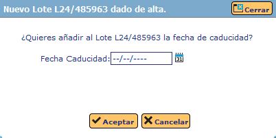 Uso de lotes y caducidad ERP Online myGESTIÓN
