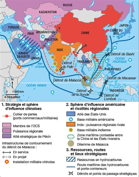 Les tensions dans l espace maritime asiatique Histoire géographie