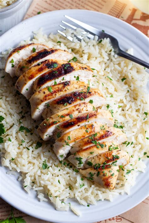 Grilled Chicken And Rice Easy Healthy Recipes