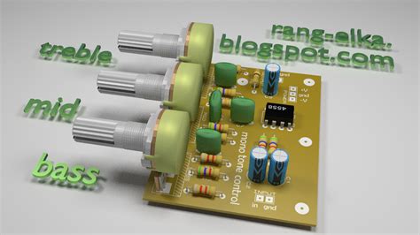 Merakit Rangkaian Elektronika Rangkaian Tone Kontrol