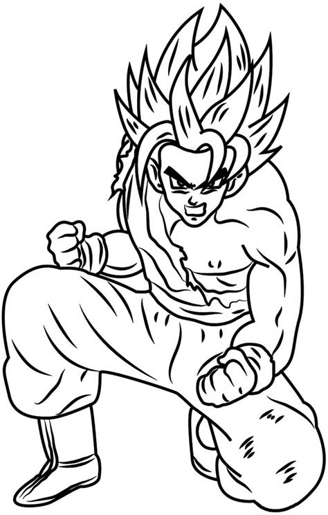 Desenhos Do Goku Para Colorir Dicas Pr Ticas