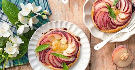 Recette de tartelettes aux pêches Marie Claire