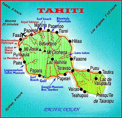 La Carte De Tahiti Info Voyage Carte Plan