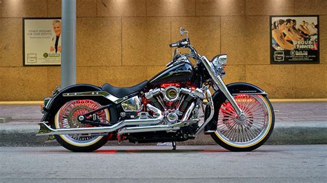 2018 Harley Davidson Softail Deluxe FLDE Dennis Kirk Garage Build