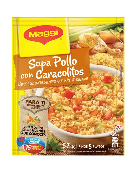 Maggi Sopa De Pollo Con Caracolitos Precio Rappi