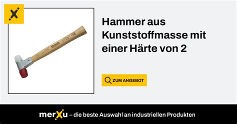 Mobius Brasov Hammer aus Kunststoffmasse mit einer Härte von 2