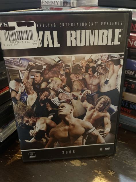 ROYAL RUMBLE 2008 Wrestling PPV DVD Edge Vs Rey Mysterio Ric Flair Vs