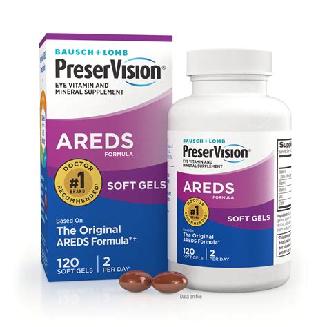 Buy Bausch Lomb PreserVision AREDS Eye Vitamin Mineral Supplement