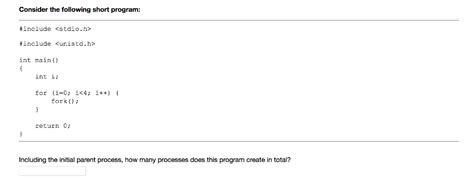 solved consider the following short program include