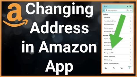 How To Change Shipping Address In Amazon App Youtube