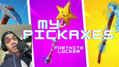 Locker Tour Pickaxe Edition Youtube
