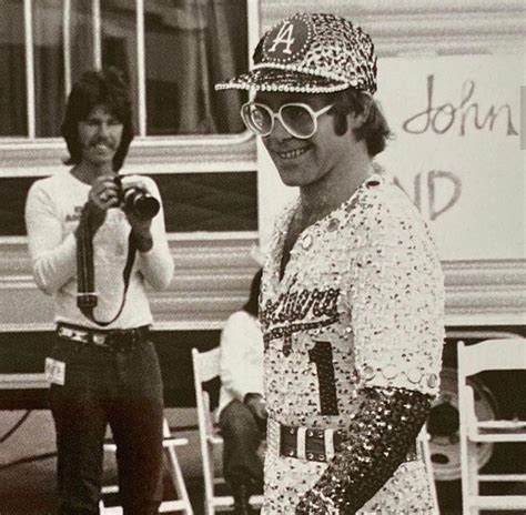 Elton John Backstage At Dodger Stadium Elton John Costume