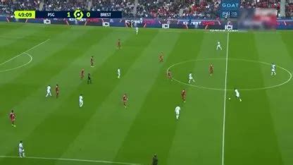 PSG Vs Stade Brestois Por Ligue 1 El Cabezazo De Messi Que Pega En El