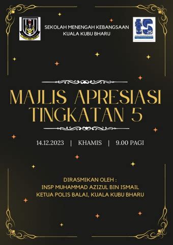 Majlis Apresiasi Tingkatan Buddy Noe Flip Pdf Anyflip
