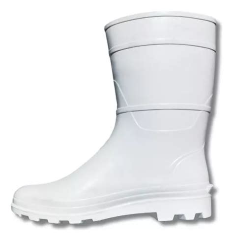 Bota Pvc Borracha Galocha C forro Cano Médio Impermeável MercadoLivre