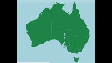 Australian States Territories Seterra Quiz Geographyodyssey Youtube