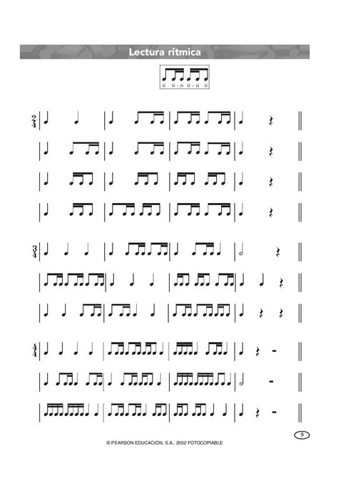 Ejercicios Ritmicos Teoria De La Musica Lenguaje Musical Teoria De