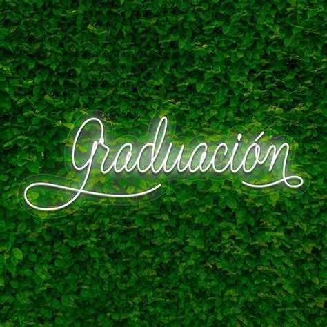 Letrero Led Neon Graduaci N Cm Color A Elegir Meses Sin Inter S