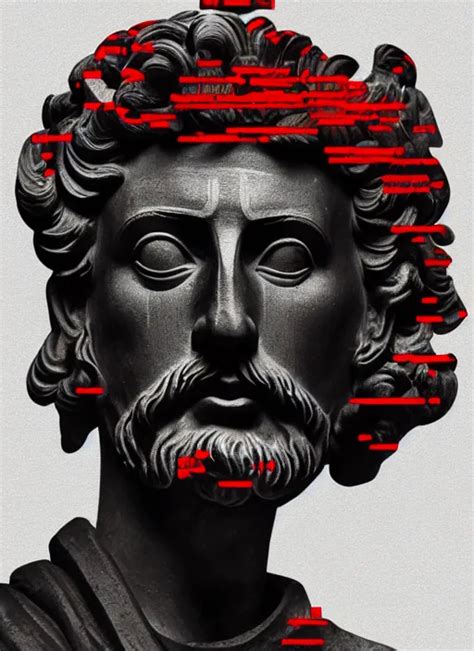 Design Poster Showing A Statue Of Marcus Aurelius Stable Diffusion