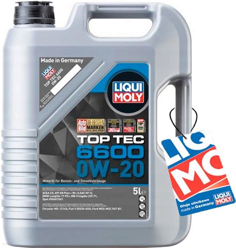 Olej Silnikowy Liqui Moly Lm21411 6600 0W20 5l Opinie I Ceny Na Ceneo Pl