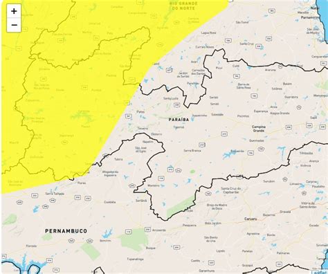 Inmet Emite Alerta Para Perigo De Chuvas Intensas Em 73 Cidades Do