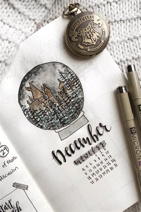 32 Beautiful December Bullet Journal Covers Juelzjohn