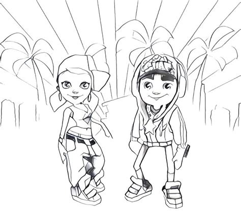 Dibujos De Subway Surfers Para Colorear Dibujos Online