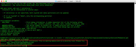 Resolving INSTALL FAILED CONTAINER ERROR When Deploying MAF App To