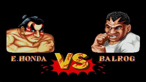 E Honda Vs Balrog Hardest Street Fighter II The World Warrior 1991