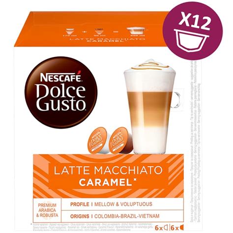 Nescafe Dolce Gusto Latte Macchiato Caramel 12pk B M Stores