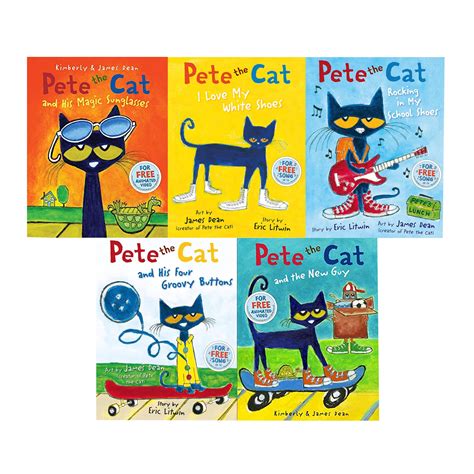 Buy Pete The Cat Series 5 Books Collection Set Pete The Cat I Love My