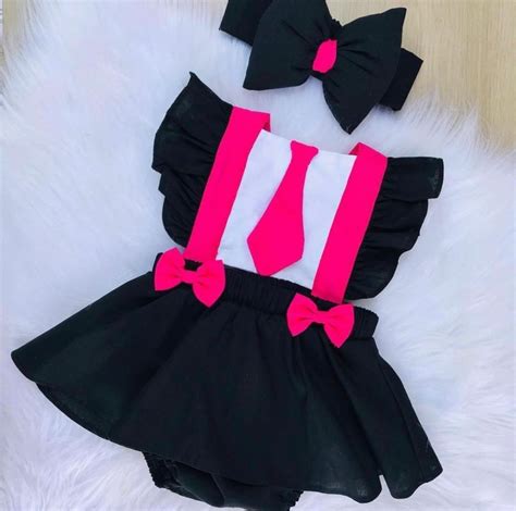 Romper Jardineira Body Bebê Menina Saia Poderosa Chefinha MercadoLivre