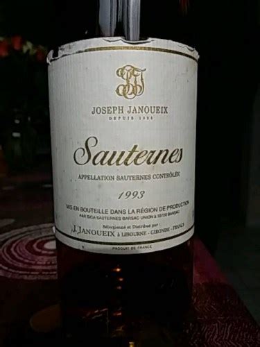 Joseph Janoueix Sauternes Vivino US