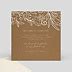 Cartes Invitation Mariage Dentelle Kraft Popcarte