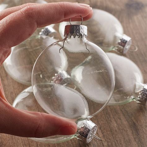 20 Clear Ornaments For Crafts DECOOMO