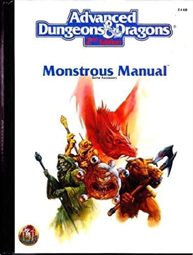 D D 2nd Edition Monster Manual Revised