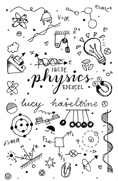 Physics Cover Page Creative Book Cover Ideas