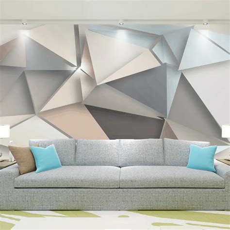 Papel De Pared De Foto Personalizado 3D Fondo De TV Moderno Sala De