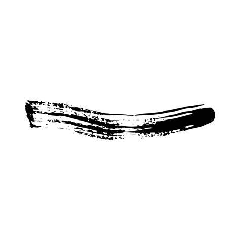 Trazo De Pincel Grunge Vector Textura Tira Grunge Pintura Vector Png