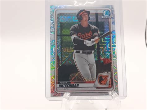 2020 Bowman Chrome Adley Rutschman BCP 50 Mega Box Mojo Refractor EBay