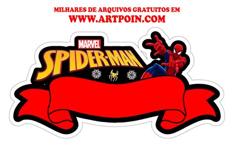 Homem Aranha Faixas Incr Veis Para Topo De Bolo De Anivers Rio Png