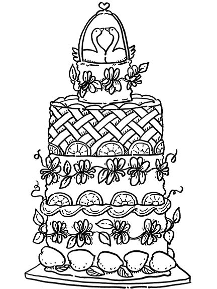 Incredible Inedible Cakes Coloring Progression Miss Ewe Studio