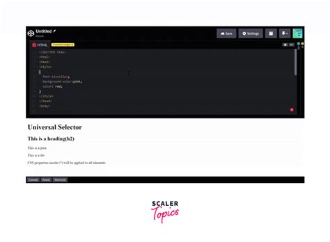 Css Selectors Scaler Topics