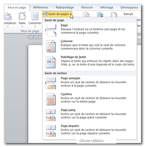 Comment Avoir Une Nouvelle Page Sur Word