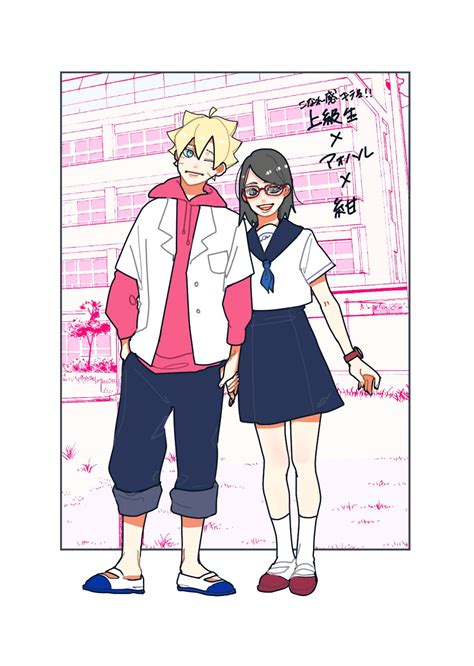 Sarada And Boruto Uchiha Sarada Fan Art 43884779 Fanpop
