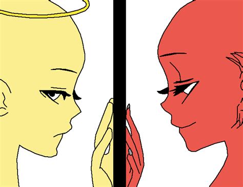 Editing Angel And Demon Base 3 Free Online Pixel Art Drawing Tool