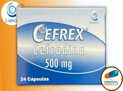 Cefradina Mg Caja X Capsulas Cefrex Labinco