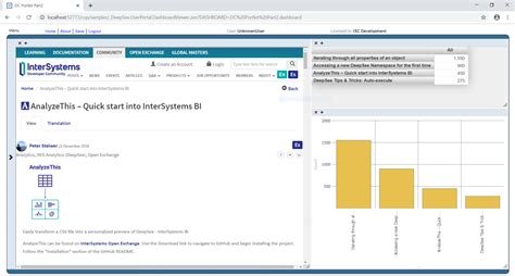 portlets that embed web pages into deepsee dashboards intersystems