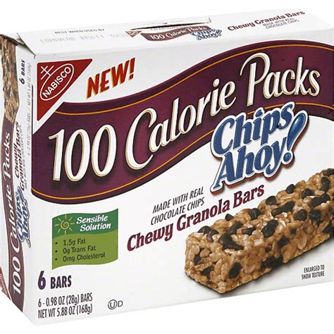 Chips Ahoy Calorie Packs Chewy Granola Bars Chips Ahoy Cookies