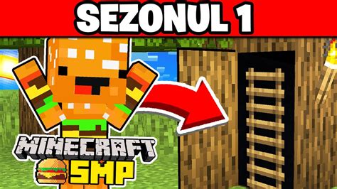 NOUL MEU SERVER DE MINECRAFT Minecraft Burger SMP Sezon 1 COMPLET